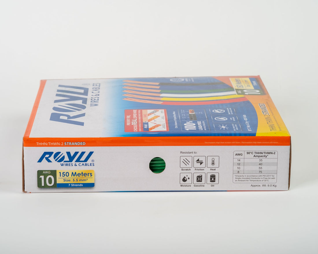 ROYU THHN WIRE 10/7 (5.5mm²) – Buildwell Depot